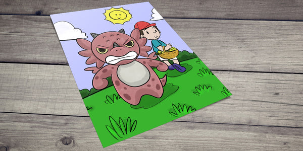 How to Draw an Angry Dragon - My Dragon Books