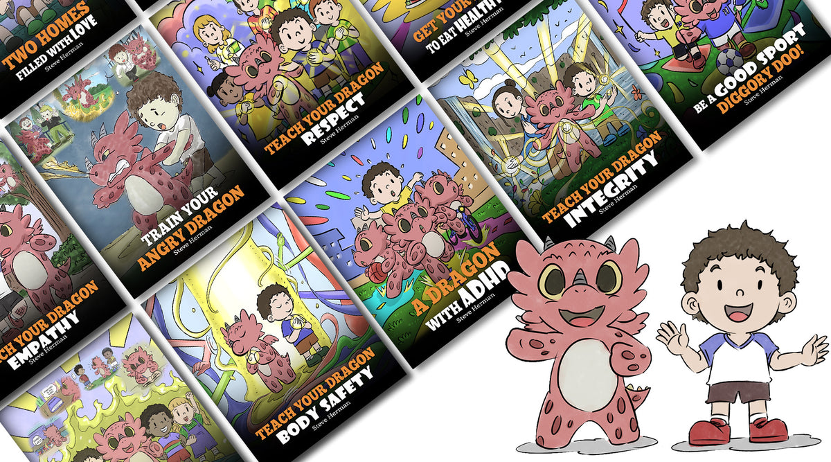 Diggory Doo Dragon Plush - My Dragon Books Adorable Stuffed Dragon